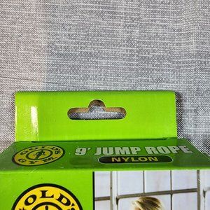 Golds Gym | Other | Golds Gym Jump Rope 9footlong Polyester Rope Wooden ...